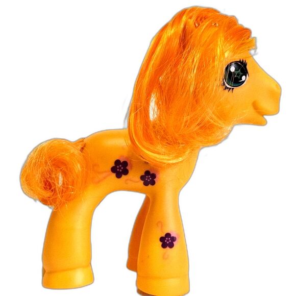 Source Unknown | Toys | Vintage Pony Figures Orange Pony W Orange And ...